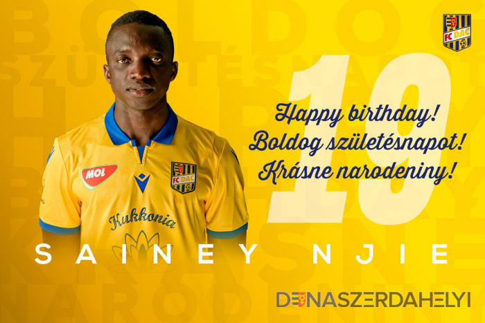 Narodeniny: Sainey Njie má dnes 19! | Dunajskostredský